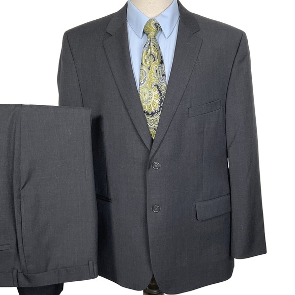 Pronto Uomo | Suits & Blazers | Pronto Uomo Suit Men 48r 4w3l Charcoal ...